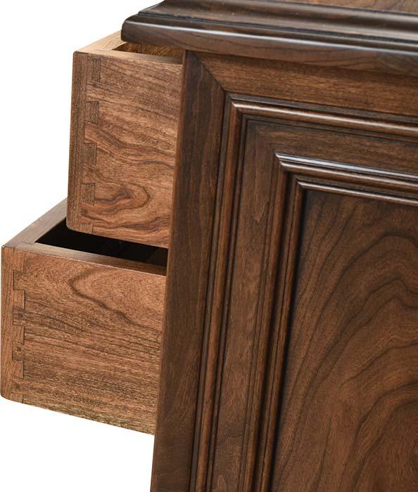 Angelo Amish Corner Desk with Open Hutch – Herron's Furniture