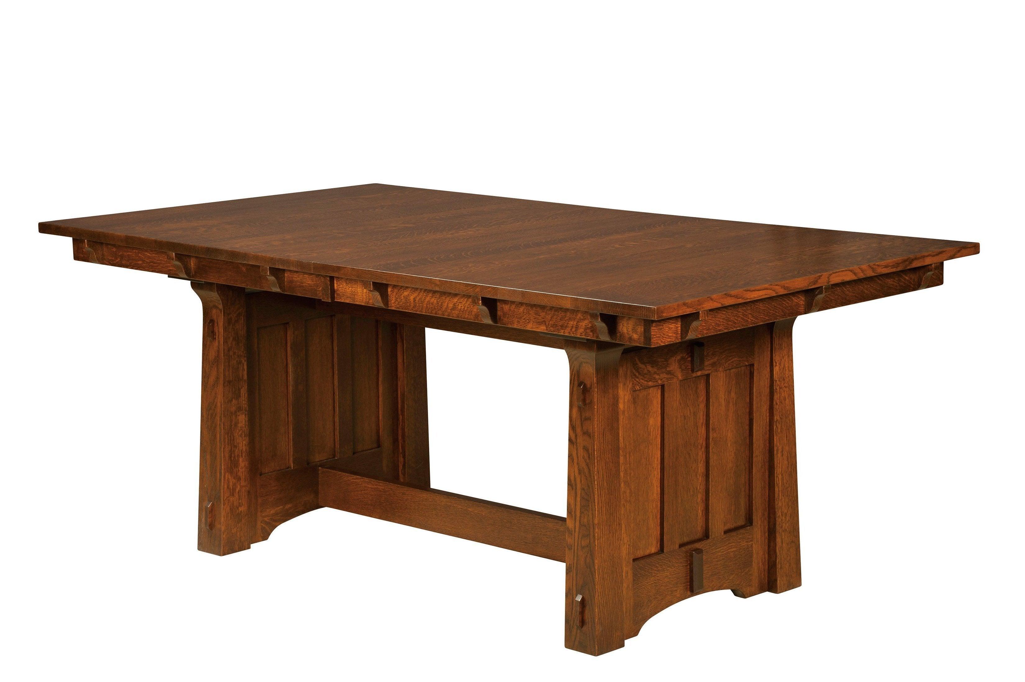 Beaumont Amish Trestle Table – Herron's Furniture
